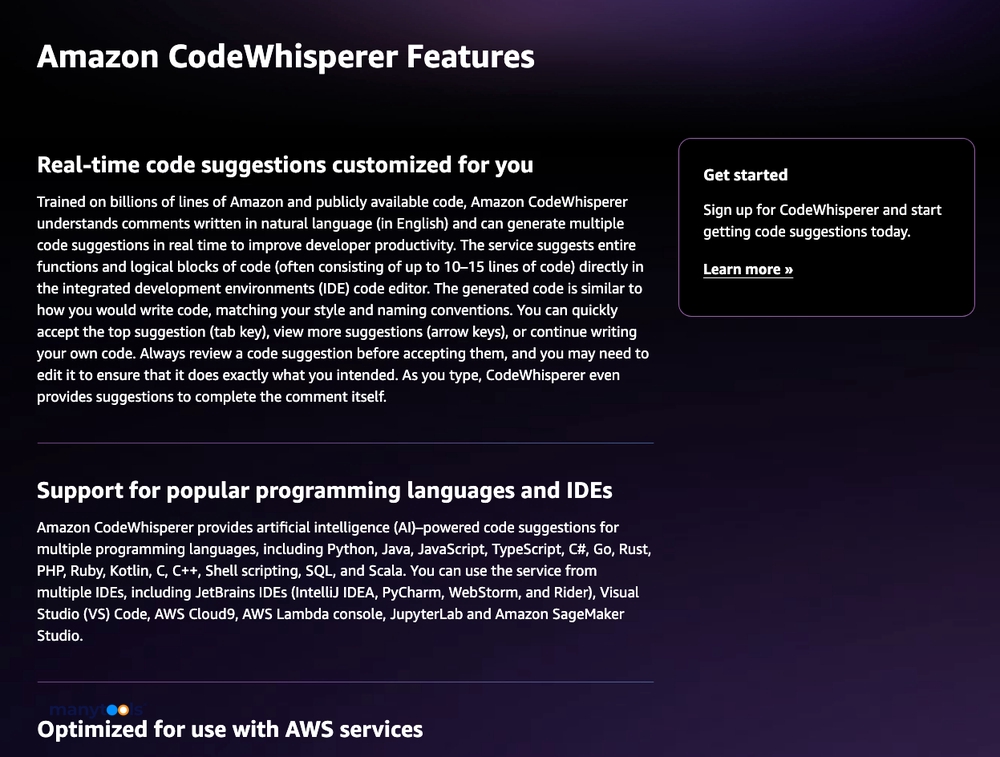 Amazon CodeWhisperer & 19+ AI Code Assistant Tools Sites Like Aws ...