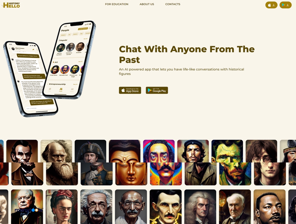 Hello History AI & 25+ AI App Tools Sites Like Hellohistory.ai/